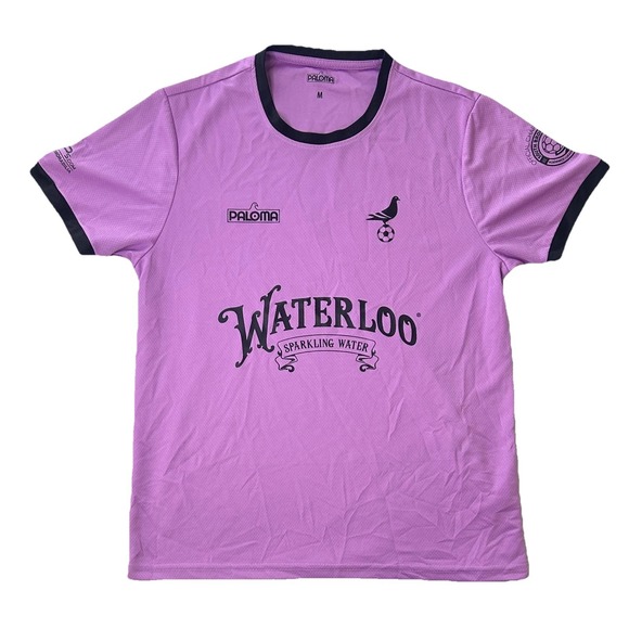Paloma Blanca | Shirts | Paloma Nyc Footy Shirt Mens Medium Purple ...
